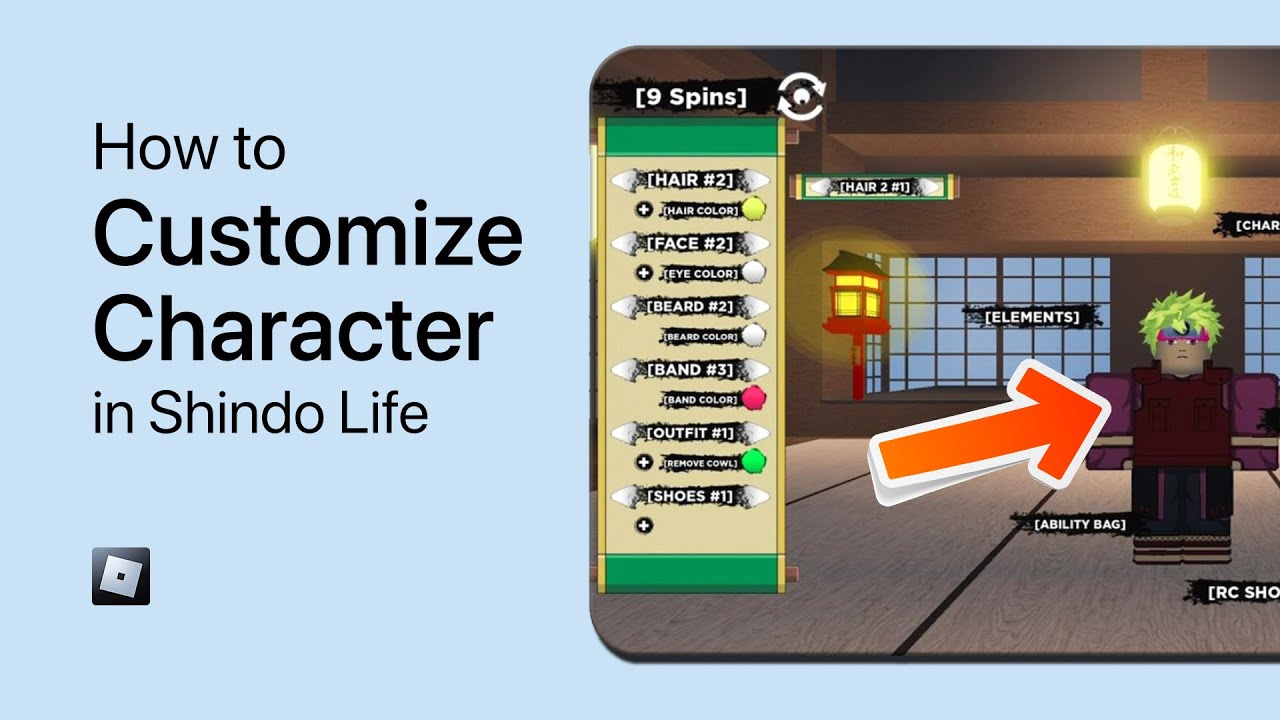 Shindo Life - How To Customize Character, Colors, Elements & Bloodline ...