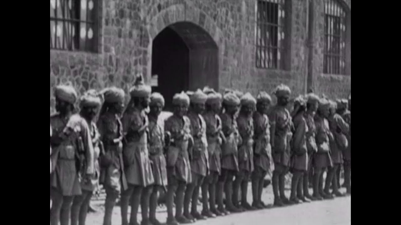 Indian soldiers go to war - newsreel of Mumbai in 1914 - YouTube
