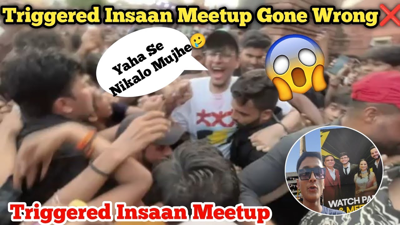 @triggeredinsaan Meetup Gone Wrong | Triggered Insaan Bhai Bheed Mein ...
