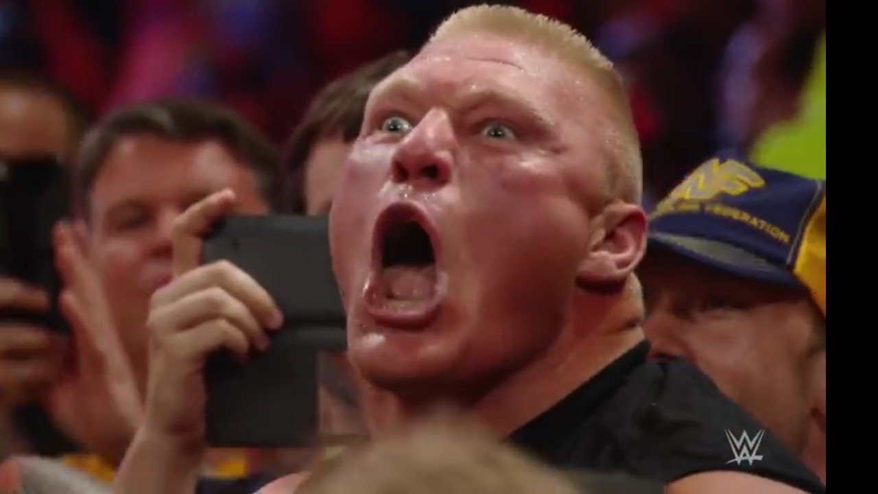 Brock Lesnar confronts The Undertaker: Raw, July 20, 2015 - YouTube