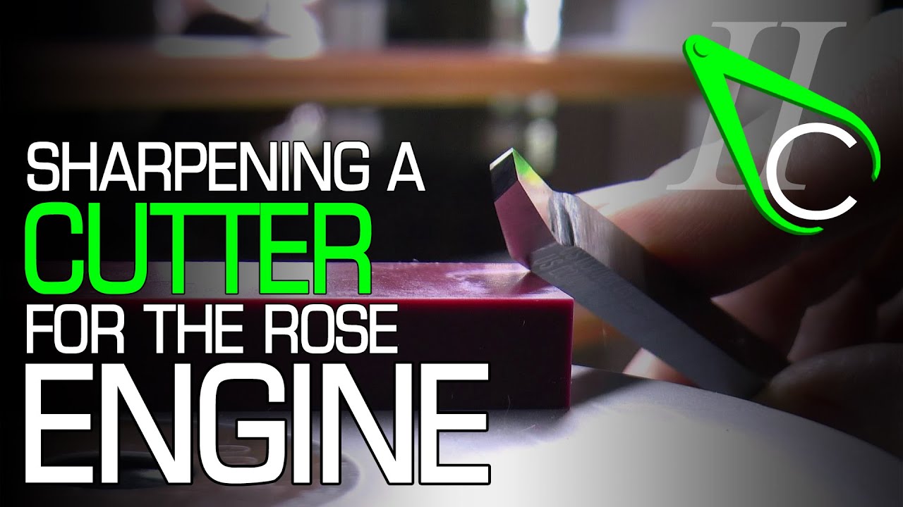 Sharpening A Cutter For The Rose Engine - YouTube
