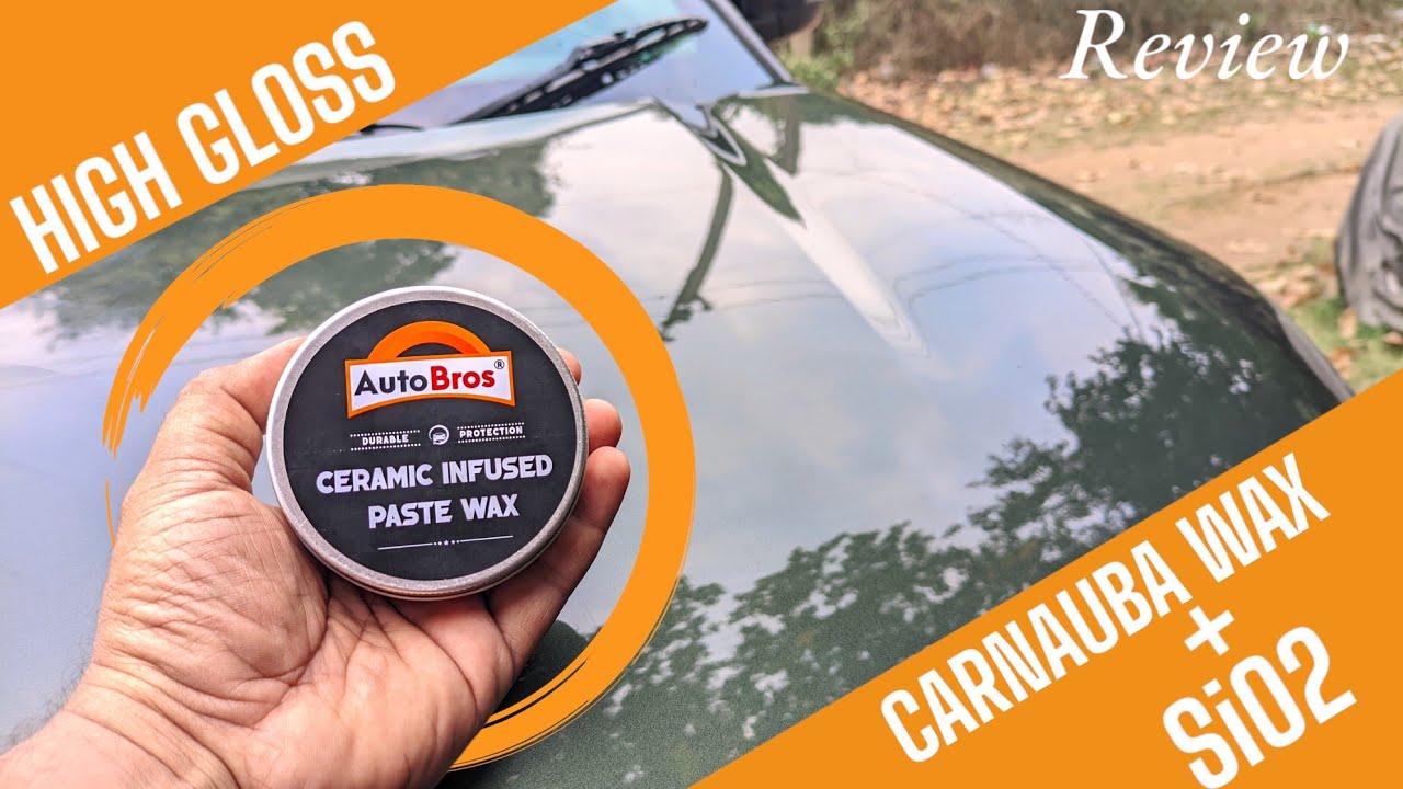 Auto Bros Ceramic Infused Paste Wax for Car | Carnauba Wax + Ceramic ...