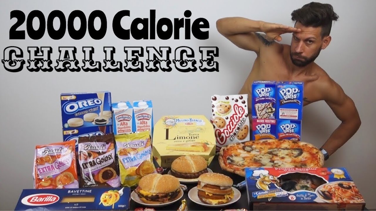20000 Calorie Challenge - Italiano Cheat Day Man VS Food (ENG SUB ...