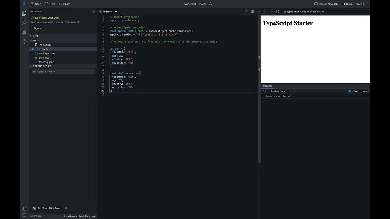Interface in Typescript with Practical Example - YouTube