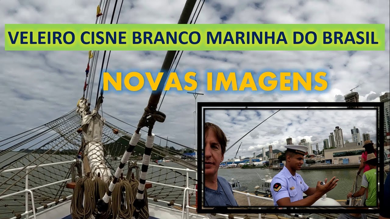 Navio veleiro ( da Marinha do Brasil ) Cisne Branco nos deixou...Adeus ...