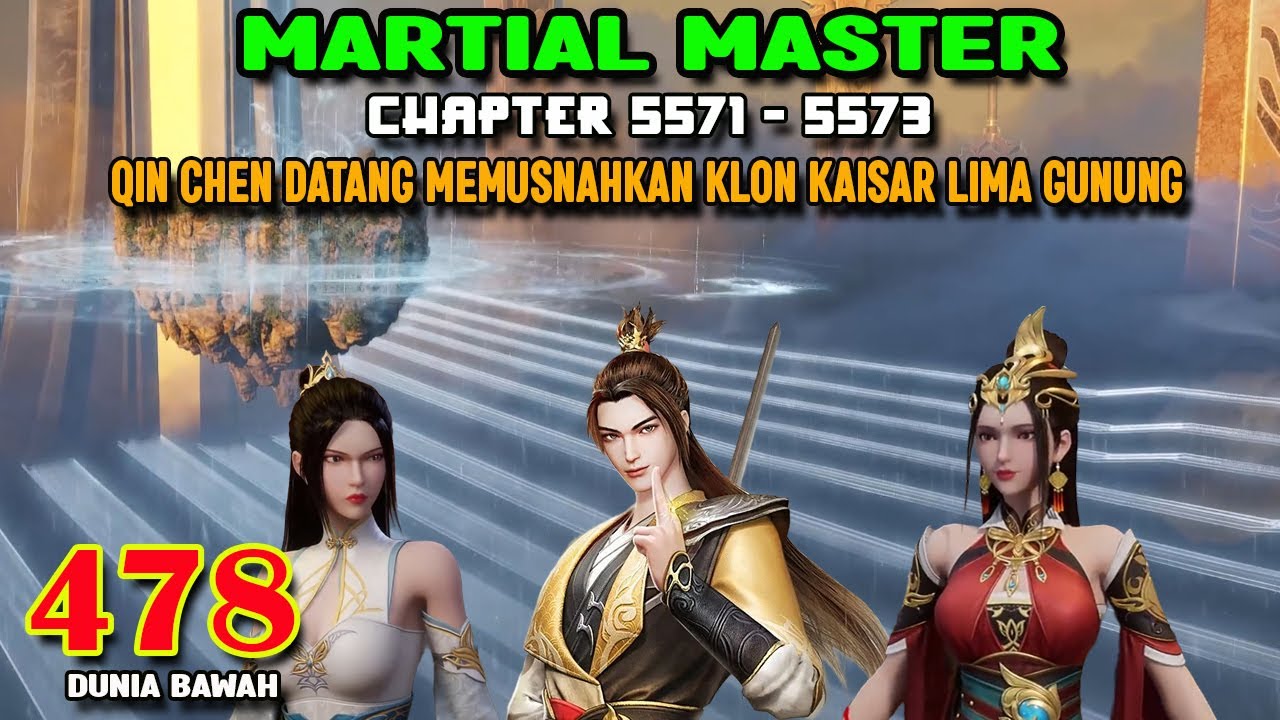 Martial Master 478 Chapter 5571-5573 Qin Chen Datang Memusnahkan Klon ...