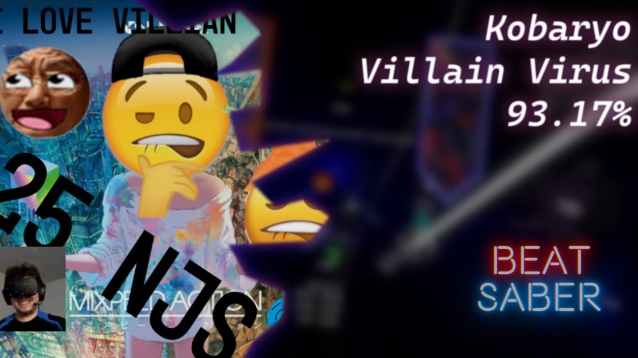 Kobaryo ft. Camellia - Villain Virus | Expert+ | 93.17% | Beat Saber ...