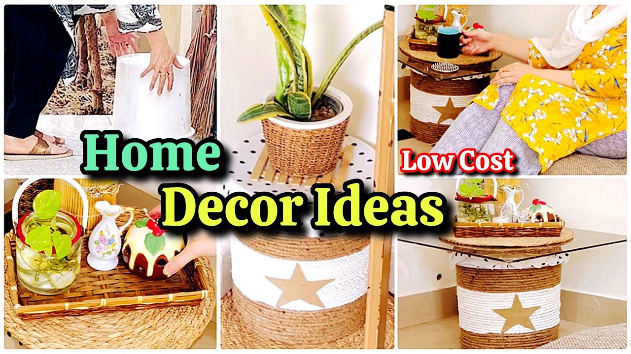 Super Low Cost Home Decoration Ideas | DIY Corner Table Makeover ...