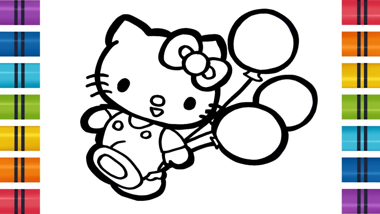 How to draw a cute hello kitty 🐱🐱Step by Step || hello kitty🐱 Drawing ...