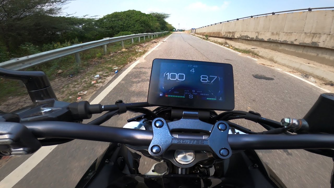Zontes 350R Top Speed Test: Performance Test - 1st Gear, 2nd Gear & Top ...
