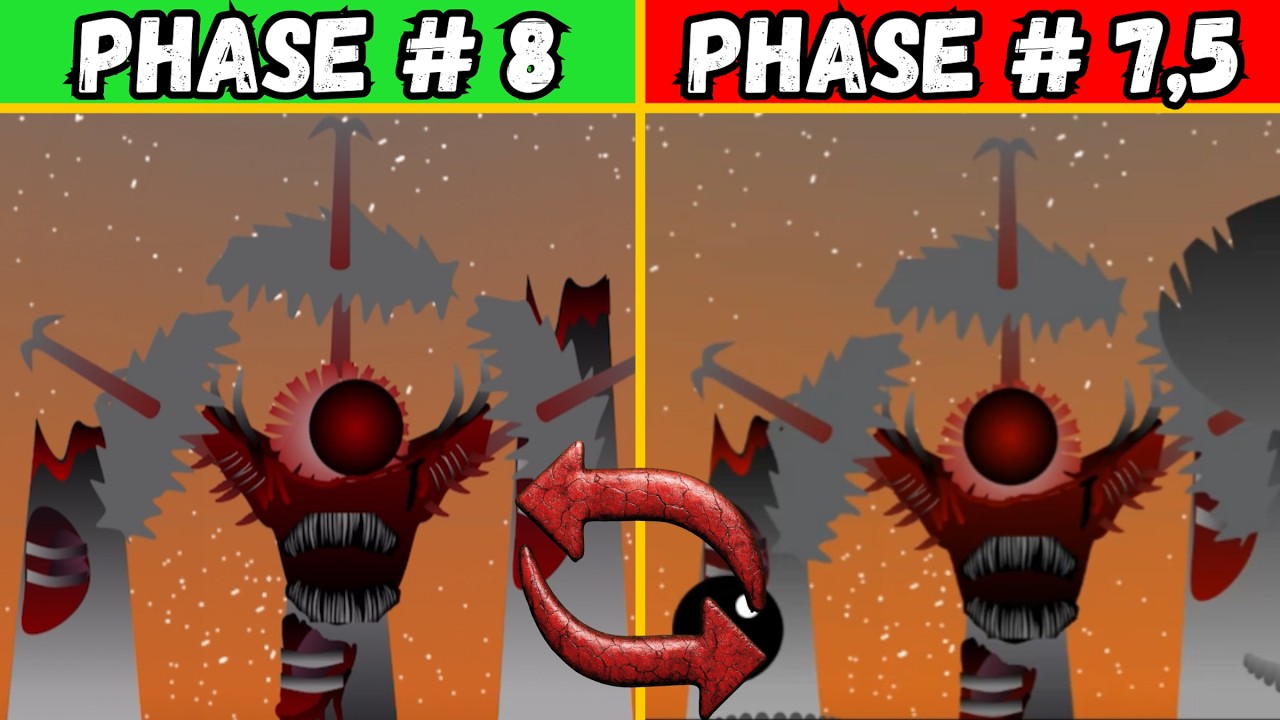 Incredibox Sprunki - Transfotmation Phase#7,5 VS Phase#8 - YouTube
