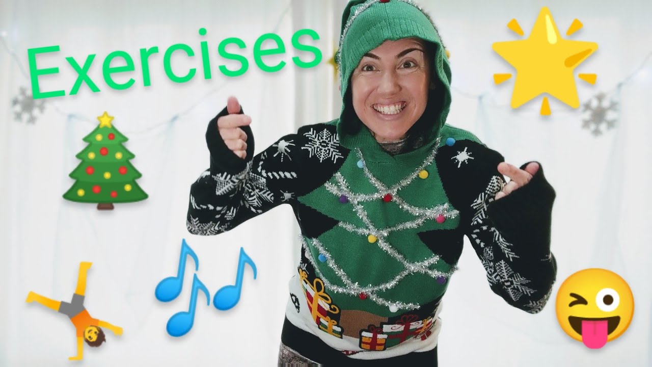 Christmas Exercises!! 😆 Song with Becky Bops 🎶🌟🐧☃️ ️🌨️🎄🎅 Clap, stamp ...