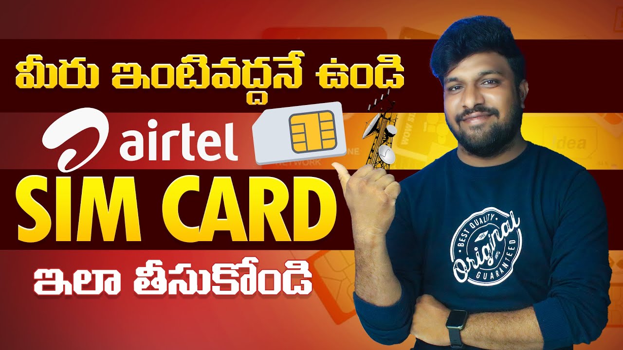 How To Get New Airtel Sim Card From Home 2024 | New Airtel Sim Card ...