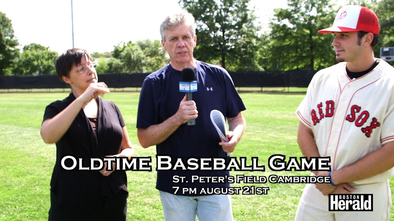 Oldtime Baseball Game deaf baseball player Skip Flanagan - YouTube