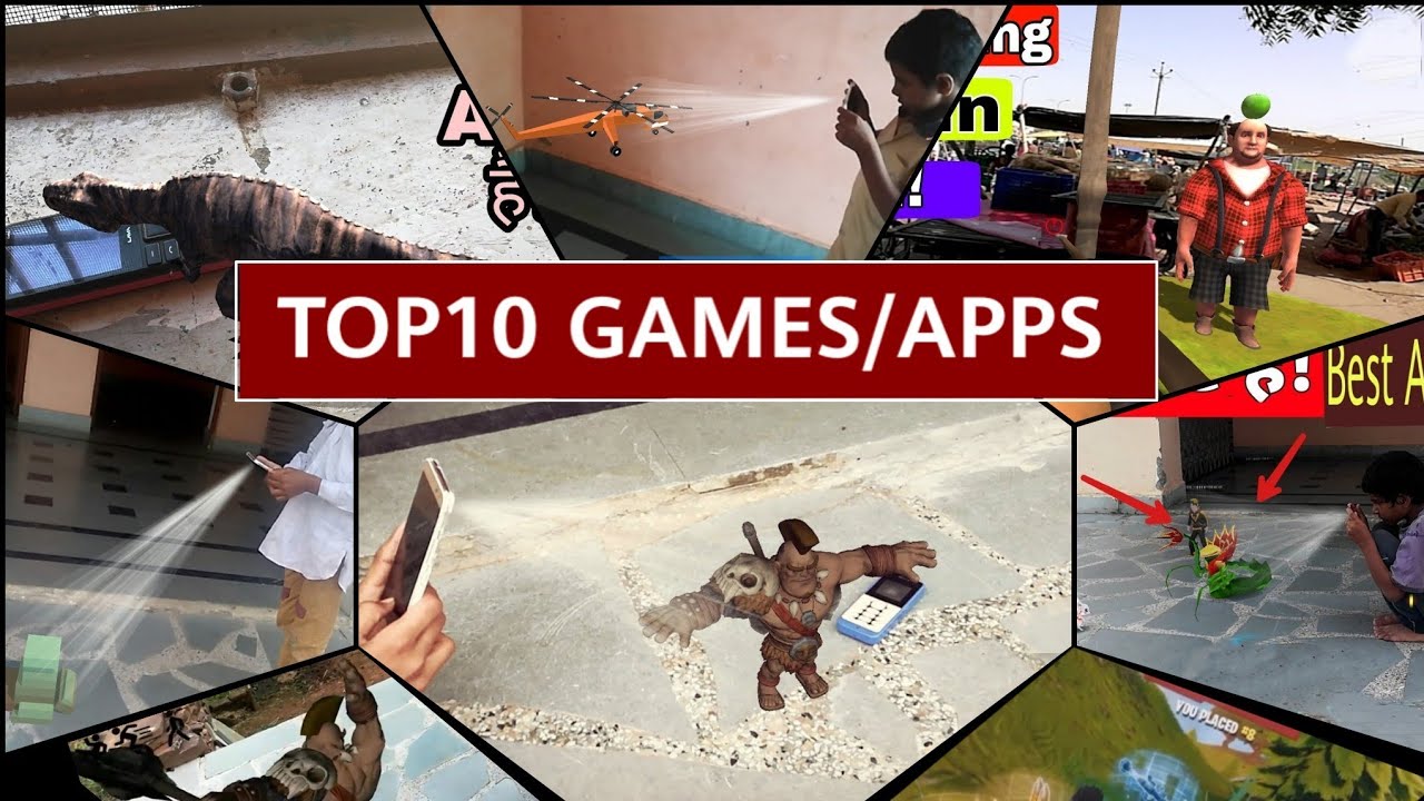 Top 10 Amazing Android AR Apps/Games 2018 | without AR core - YouTube