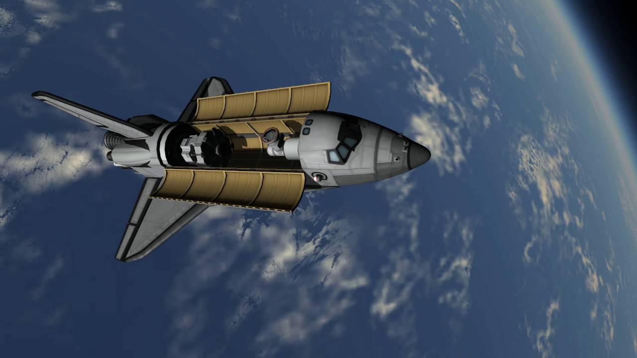 KSP RSS - Space Shuttle testflight - YouTube