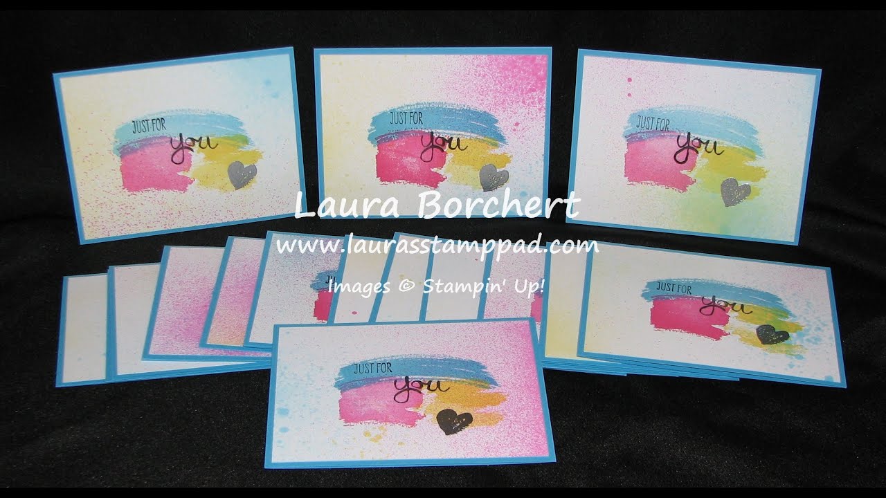 NEW Work of Art Stamp Set - Laura's Stamp Pad - YouTube