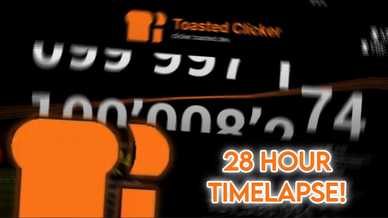 Toasted Clicker hitting 100M clicks! | Timelapse | MatthewStats - YouTube
