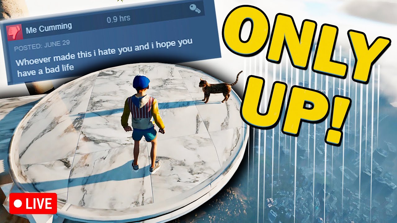 🔴 LIVE - Attempting THE WORLD'S HARDEST GAME Only Up! - YouTube