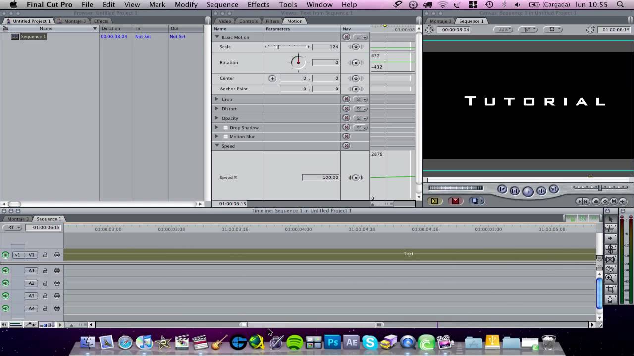 Tutorial 1: How to create and animate text on Final Cut Pro - YouTube