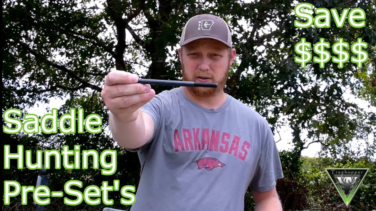 Saddle Hunting Pre-Sets | Tree Hopper Tree-Step Bolts and Cordless ...