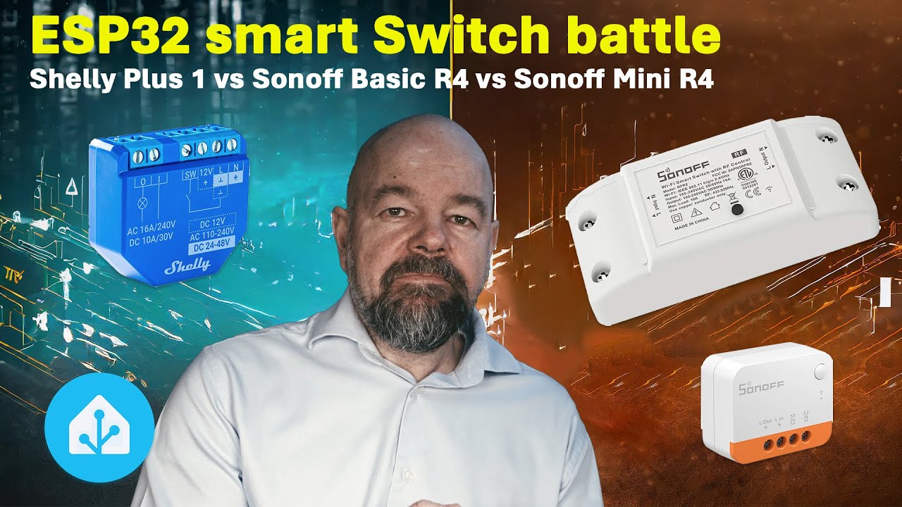 ESP32 smart Switch battle: Shelly Plus 1 vs Sonoff Basic R4 vs Sonoff ...