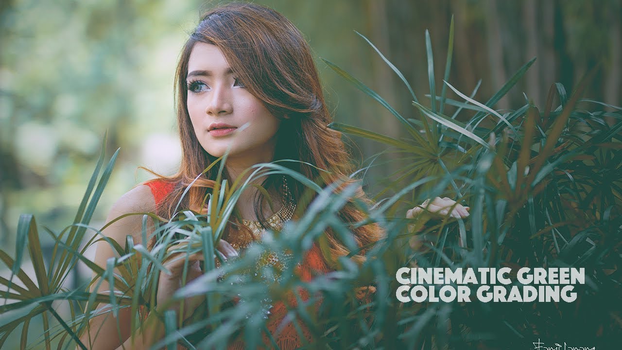 Cinematic Green Effect Color Grading Photoshop Tutorial - YouTube