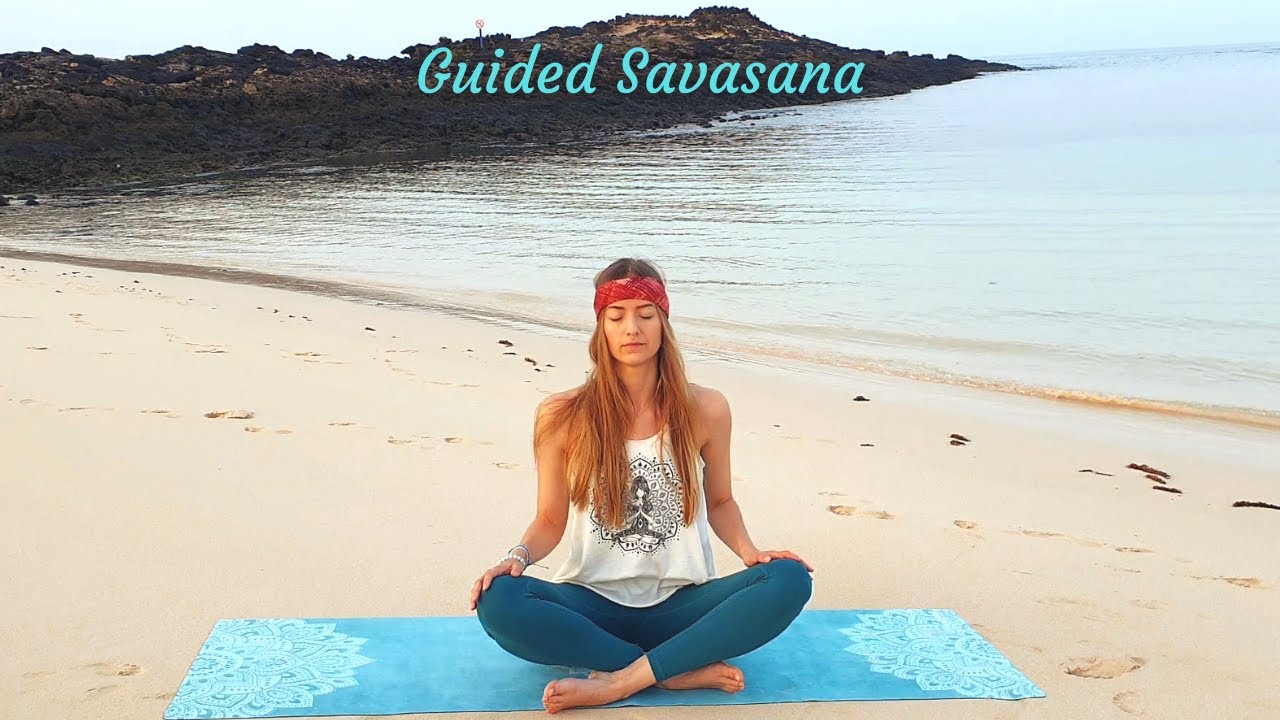 6 Min Guided Savasana For Deep Relaxation | English - YouTube