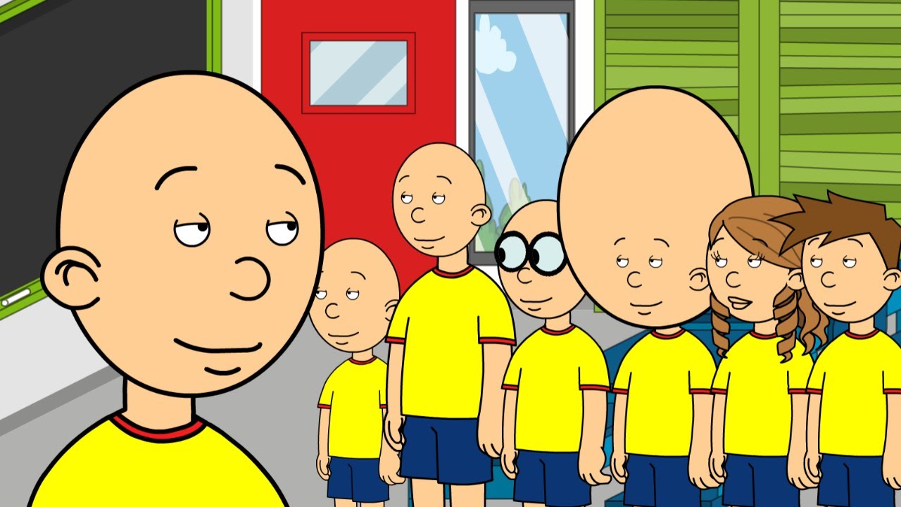 The Caillou Card Day - YouTube