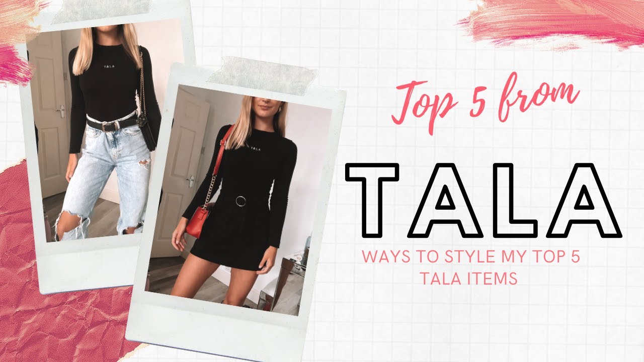 TOP 5 MUST HAVE ITEMS FROM WE ARE TALA - how I style my fav items - YouTube