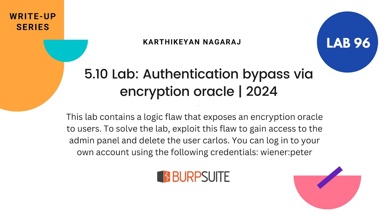510 Lab Authentication Bypass Via Encryption Oracle Karthikeyan 0250