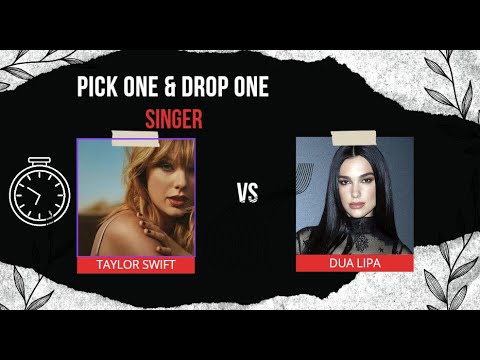PICK ONE & DROP ONE !! | HARD CHALLENGE ( SINGERS EDITION ) - YouTube