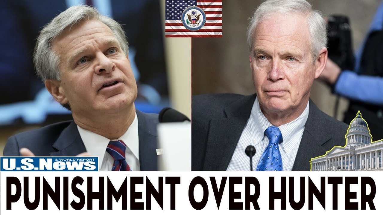 Watch Ron Johnson puts Wray in HOT WATER after SHAMEFUL 'whistleblower ...