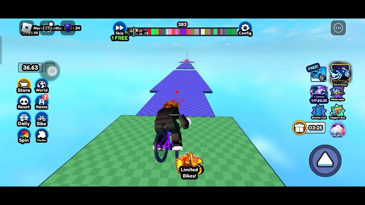 cycle simulator roblox part 1 - YouTube