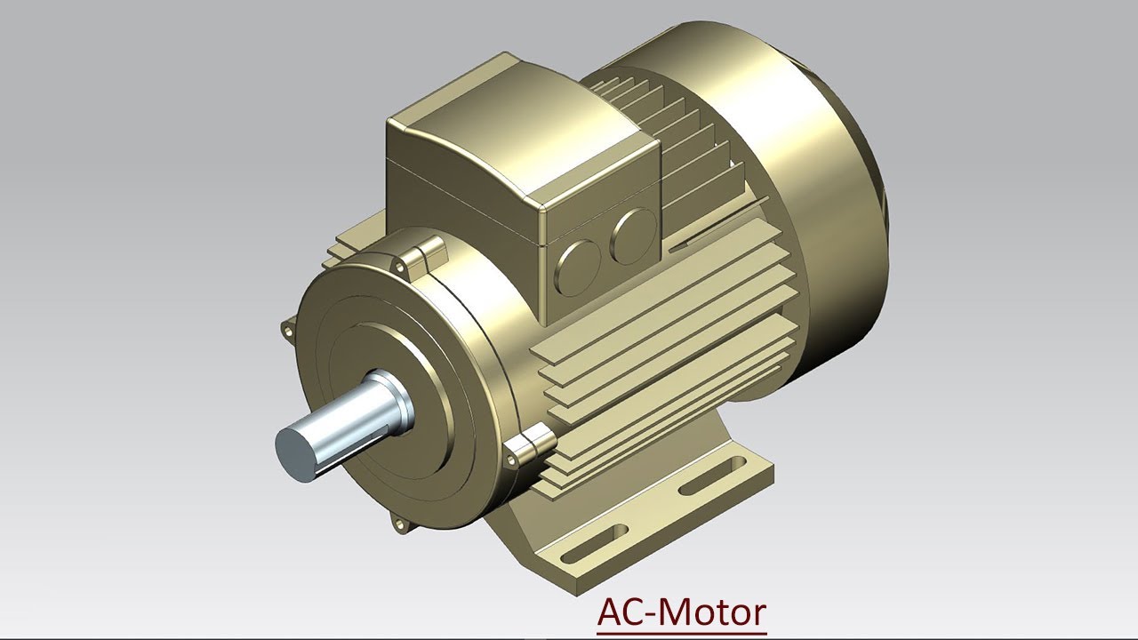 AC-Motor || Siemens NX Tutorial - YouTube