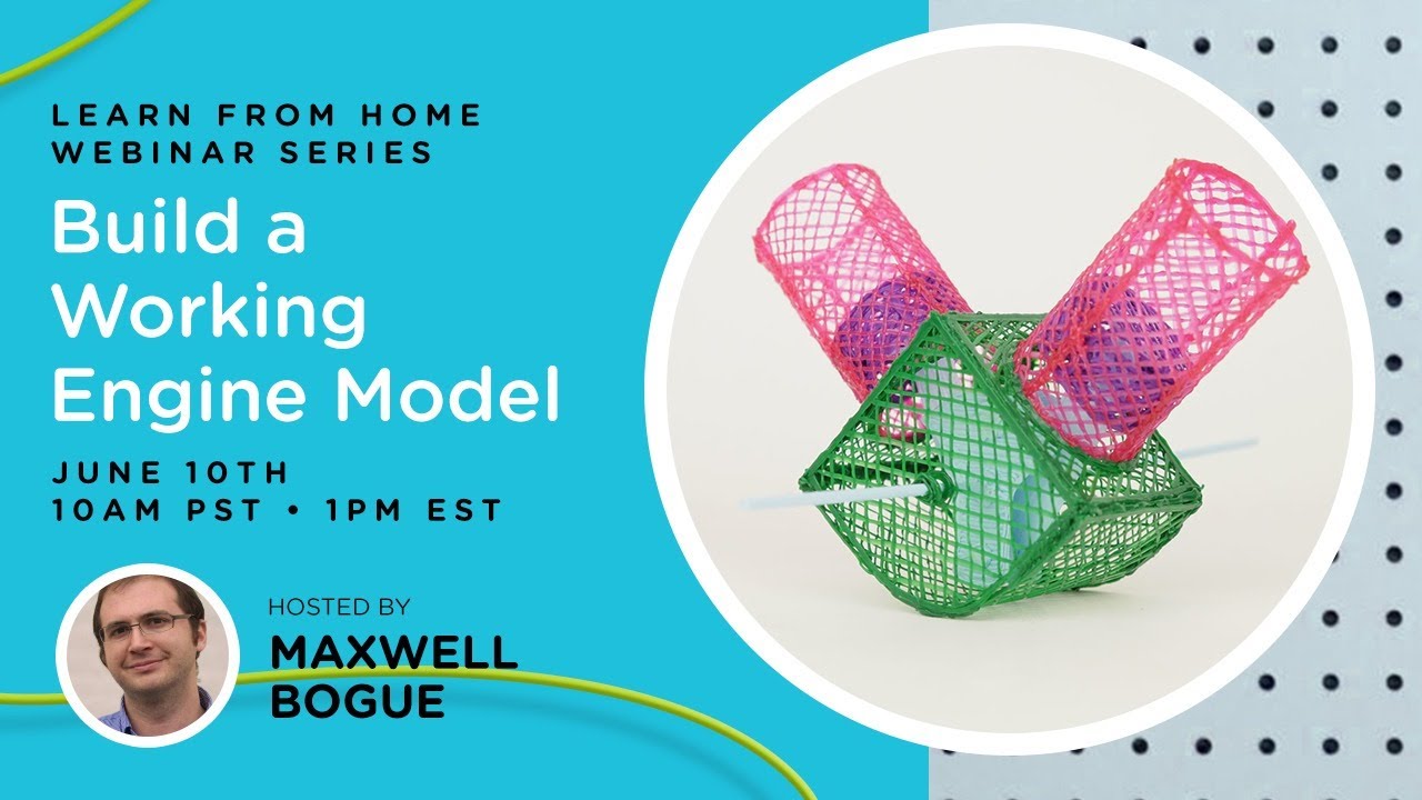 Learn from Home Webinar: Build a Working Engine Model - YouTube