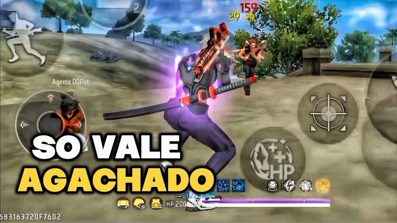 DESAFIO DE FAZER O MAXIMO DE KILL AGACHADO NO FREE FIRE - YouTube