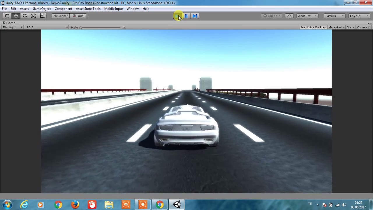 City Road Construction Kit v1.1 Demo Scene-2 - YouTube