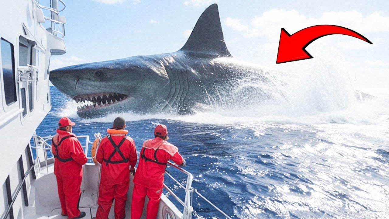10 Times Megalodon Was Caught On Camera And Shocked Everyone - YouTube