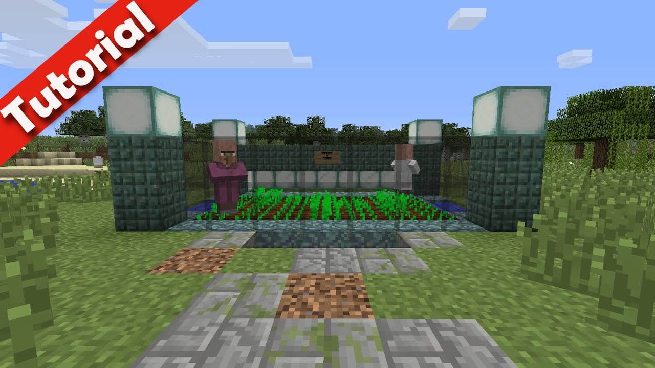 |TUTORIAL|Minecraft TU 32 (1.8) / Granja de aldeanos infinita - YouTube