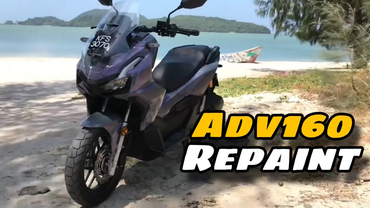 Repaint Honda ADV160 PART 2 | Cost repaint dan cabaran dalam proses ...