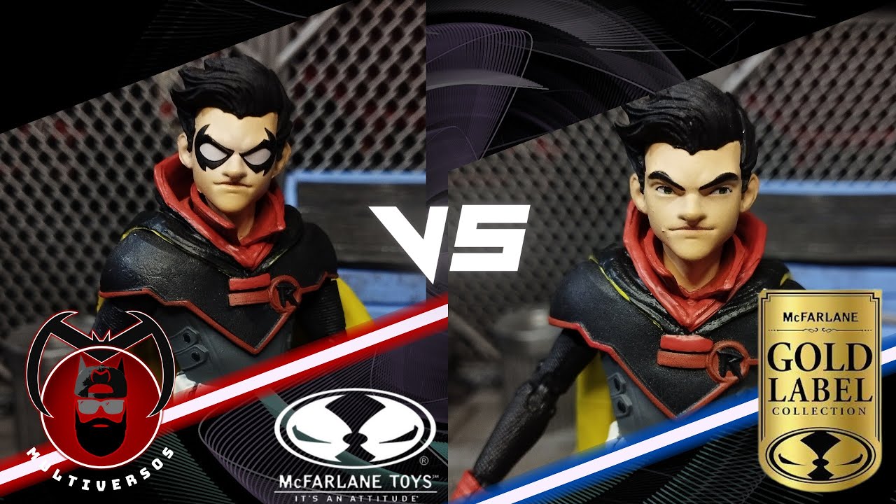 Unboxing y revisión Robin Damian Wayne infinite Frontier Vs Unmasked ...