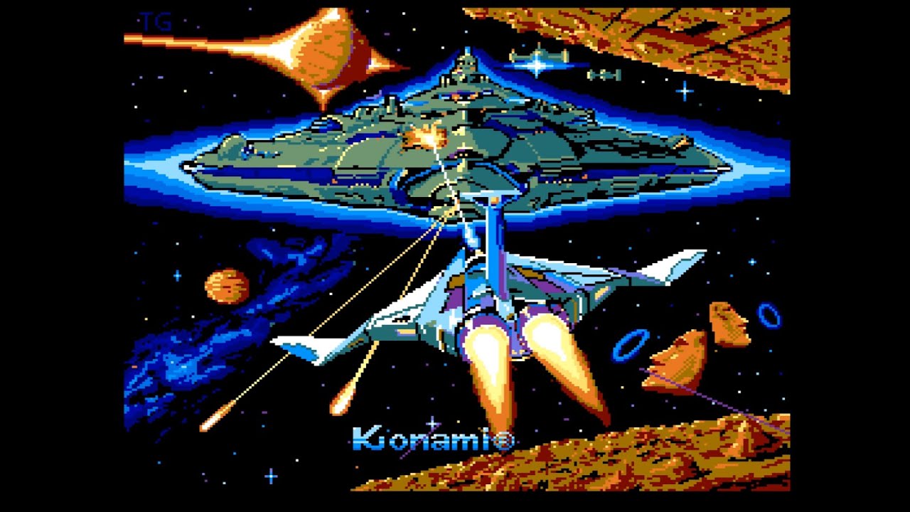 GRADIUS (NEMESIS) MSX enhanced & voice set - YouTube