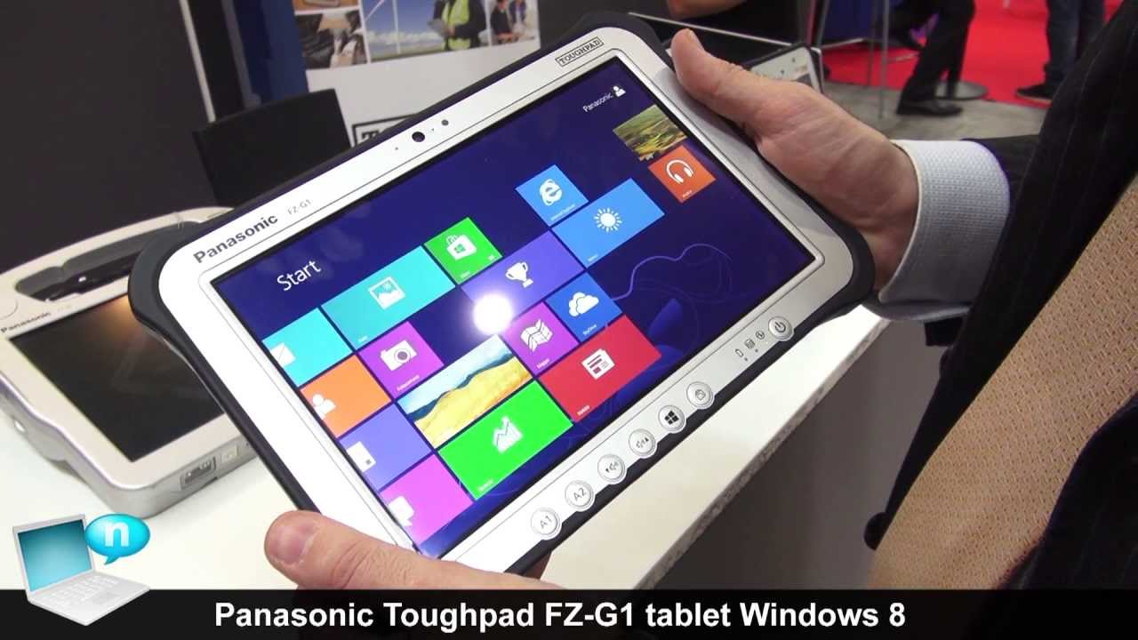 Panasonic Toughpad FZ-G1, tablet full-rugged con Windows 8 - YouTube