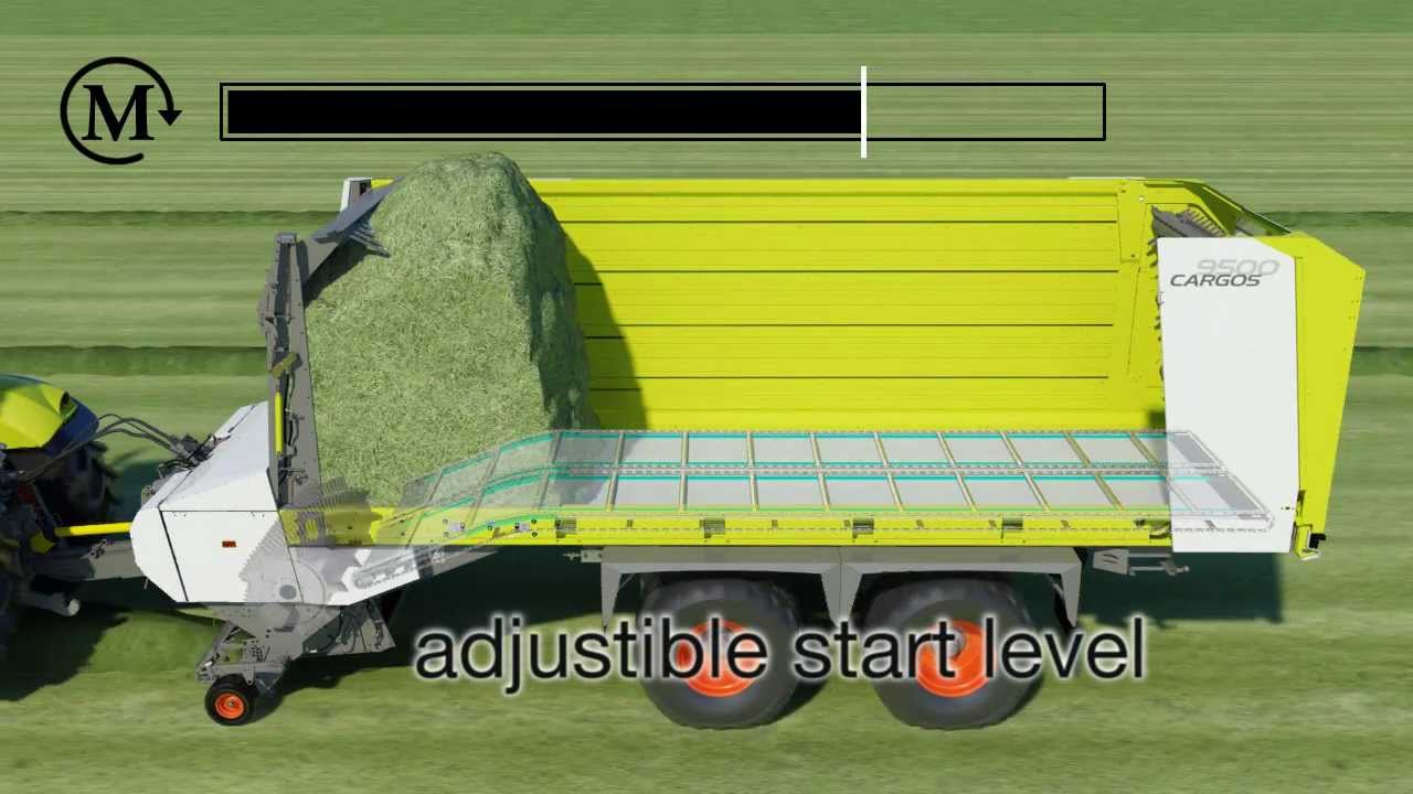 CLAAS CARGOS loading process animation / 2010 - YouTube