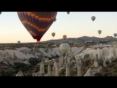 kapadokya uçan balonlar çok güzel