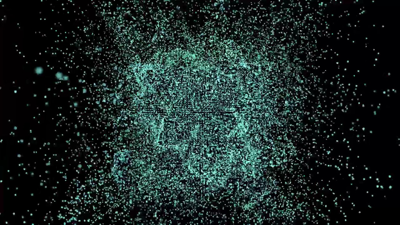 green particle space animation - Download Stock Footage - YouTube