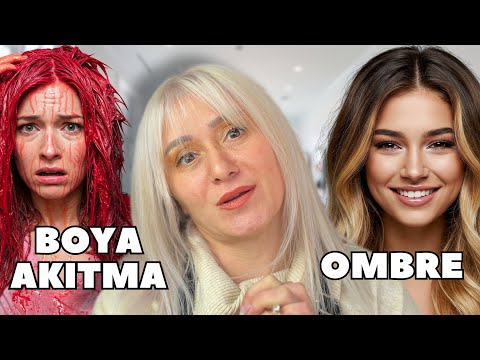 Saç Boyası Akıtma, Ombre ve Gelin Saçı 3 Farklı Saç, 3 Muhteşem Dönüşüm!