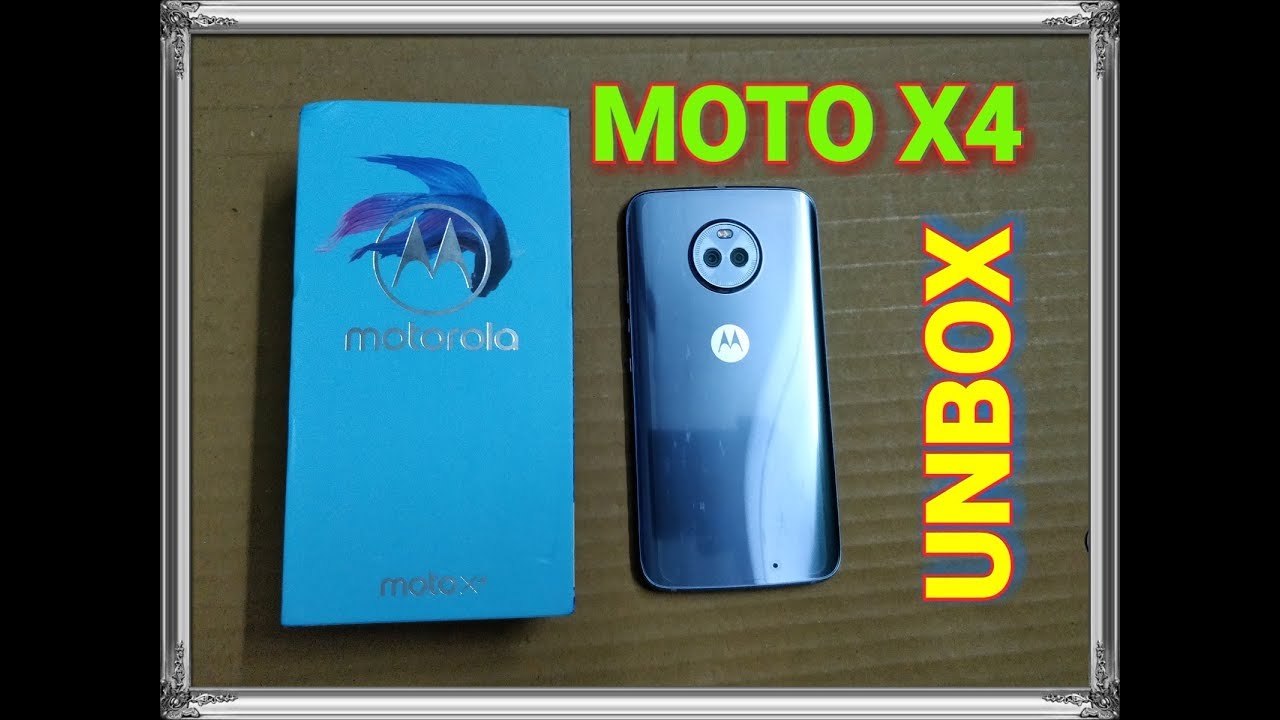 MOTO X4 - 4GB/64GB Indian Retail Unit - Unboxing and Overview - YouTube