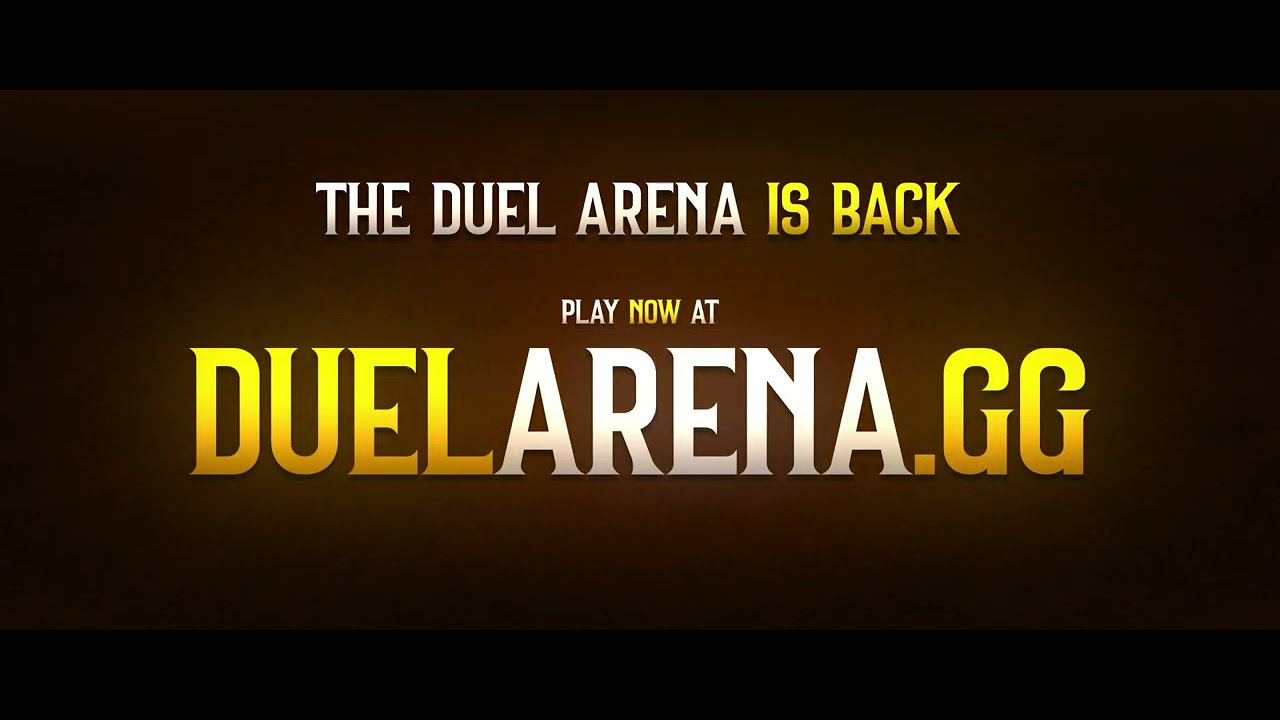 The Duel Arena is back! (duelarena.gg) - YouTube